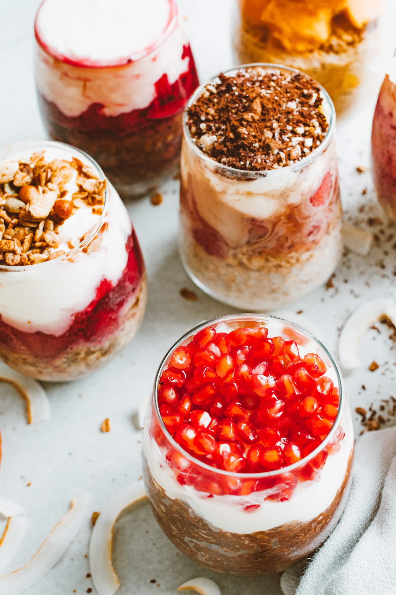 Manuka Recipes: Honeyed Nut and Pomegranate Cups
